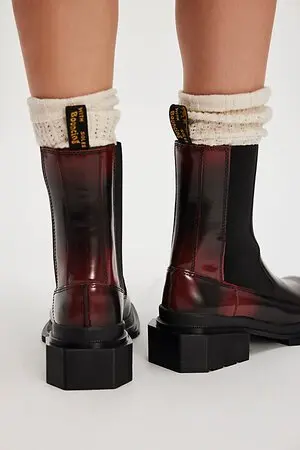 Dr. Martens Maybole Chelsea Boots - Black/cherry