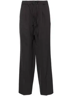 Attachment Drawstring-waistband Wool Trousers