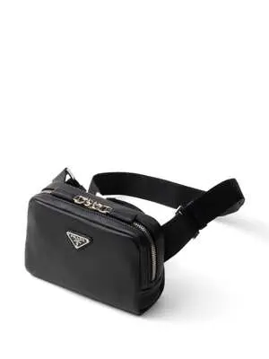 Prada Brique Leather Bag - Black