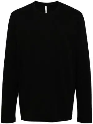 Attachment Long-sleeved Cotton T-shirt