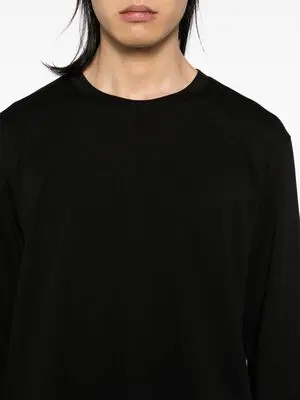 Attachment Long-sleeved Cotton T-shirt