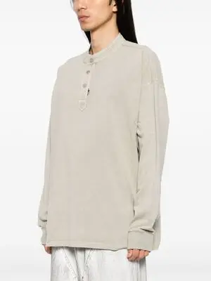 MUSIUM DIV. Henley Long Sleeve Tee