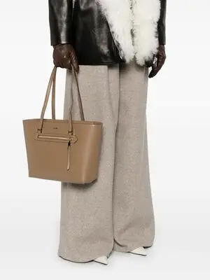 Dkny Logo-lettering Tote Bag - Neutrals