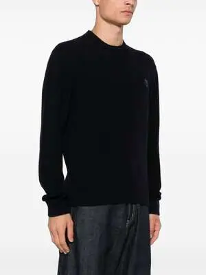 Maison Kitsuné Bold Fox Head-patch Sweater - Blue