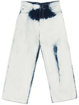 CHARLES JEFFREY Wide-leg Jeans - White