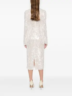 Patrizia Pepe Sequin-embellished Midi Dress