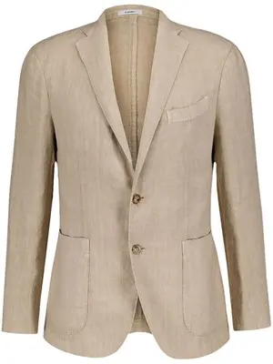 Boglioli Linen Blazer - Neutrals
