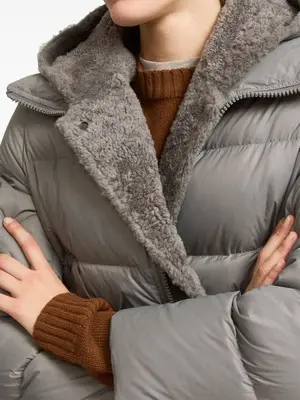 YVES SALOMON Hooded Puffer Jacket