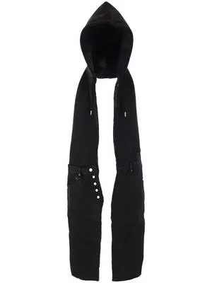 BLESS Hooded Scarf - Black