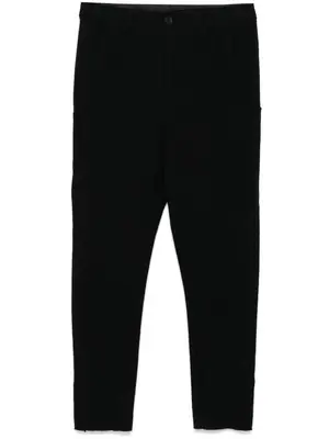 Transit Boiled-wool Chino Trousers - Black