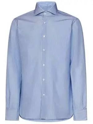 FRANZESE COLLECTION Striped Shirt - Blue