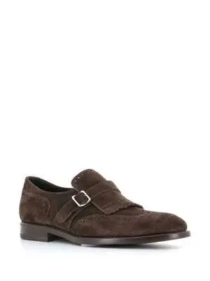 HENDERSON BARACCO Suede Monk Shoes - Brown