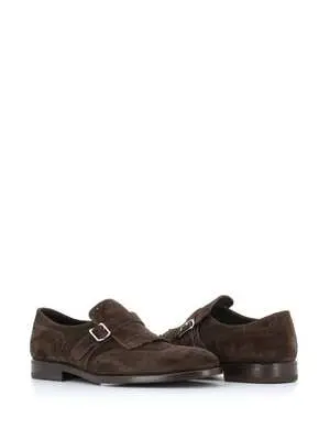 HENDERSON BARACCO Suede Monk Shoes - Brown