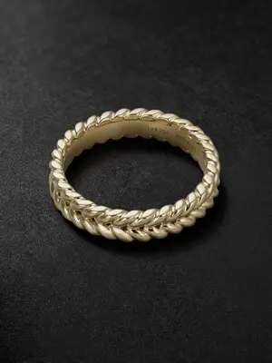 ANITA KO 18-karat Braided Ring