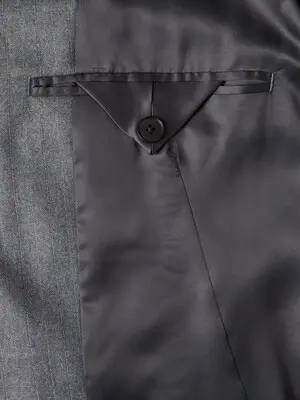Auralee Unstructured Pinstriped Wool-blend Twill Suit Jacket