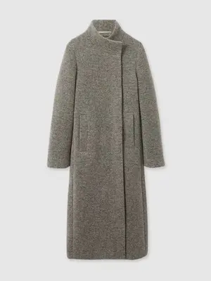REISS Dahlia Knitted Coat