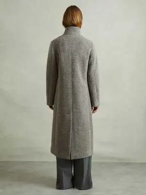 REISS Dahlia Knitted Coat