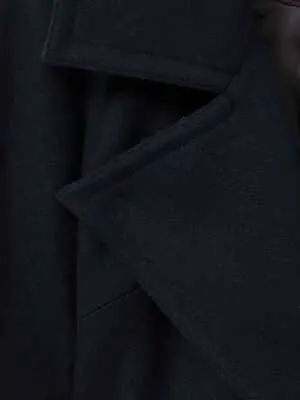 REISS Rae Wool-blend Double-breasted Coat With Cashmere