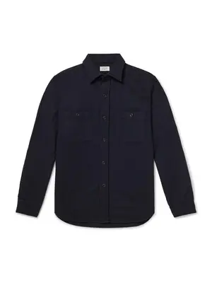Hartford Percey Wool-blend Flannel Shirt
