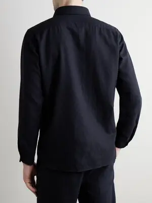 Hartford Percey Wool-blend Flannel Shirt