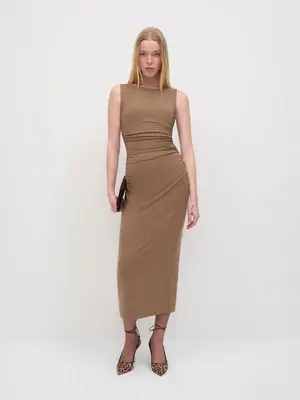 Sleeveless Knit Midi Dresses