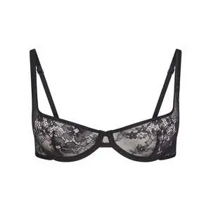 SKIMS Ultra Fine Lace Skimpy Scoop Bra