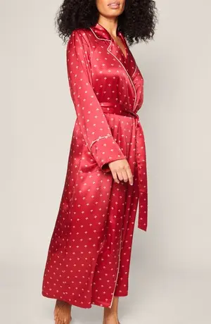 PETITE PLUME Mulberry Silk Robe