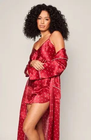 PETITE PLUME Mulberry Silk Robe