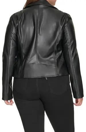 LEVI'S Water Resistant Faux Leather Moto Jacket