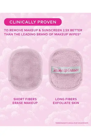 THE ORIGINAL MAKEUP ERASER 7-day Makeup Eraser Set With Laundry Bag - Silver Infused