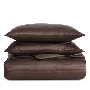 Vera Wang Illusion Lines 3 Piece Duvet Cover Set, King