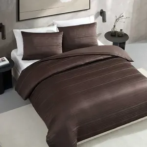 Vera Wang Illusion Lines 3 Piece Duvet Cover Set, King