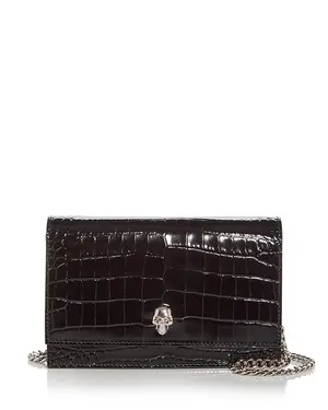 Alexander Mcqueen Croc Effect Bags For Women