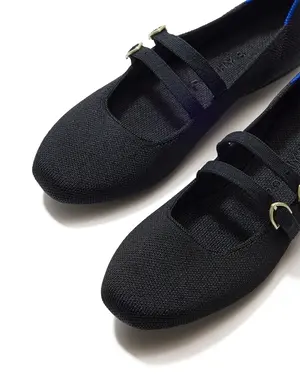 Rothy's The Double Buckle Mary Jane - Black