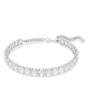 SWAROVSKI Millenia Octagon Crystal Choker Necklace - Silver