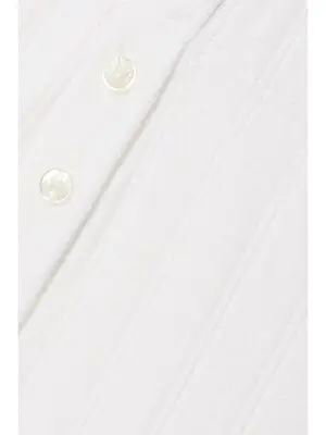 LESET Pointelle-knit Cotton Boxer Pants