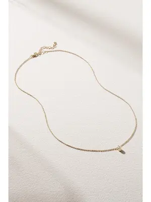 Mateo 14-karat Pear Cut Diamond Necklace
