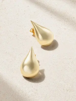 Mateo Water Droplet 14-karat Drop Earrings - Gold