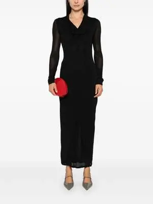 TOTEME Draped V-neck Dress