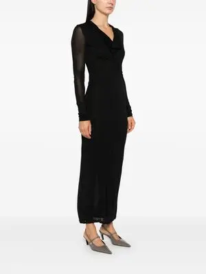 TOTEME Draped V-neck Dress