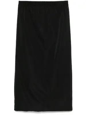 Carven Pencil Midi Skirt - Black