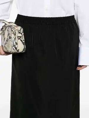 Carven Pencil Midi Skirt - Black