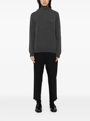 Polo Ralph Lauren Polo Pony Half-zip Jumper - Grey