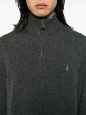Polo Ralph Lauren Polo Pony Half-zip Jumper - Grey