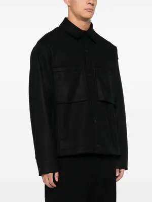Transit Wool Raw-cut Overshirt