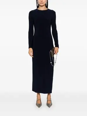 Norma Kamali Side-slit Gown