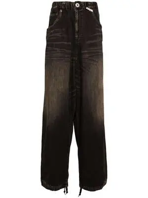 Mihara Yasuhiro Logo Patch Straight-leg Jeans