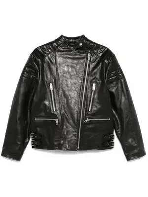 TWINSET Leather Biker Jacket