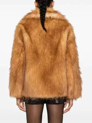 STAND STUDIO Janice Faux Fur Jacket - Brown