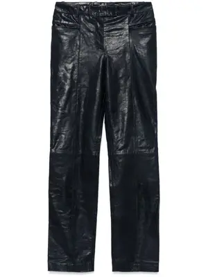 Remain Birger Christensen Slim-fit Leather Trousers